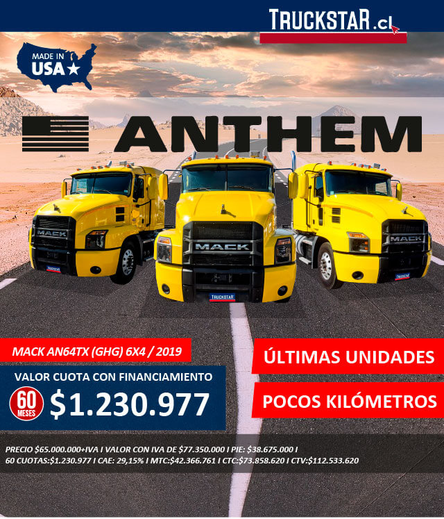 Mack Anthem Últimas Unidades / Mayo 2023